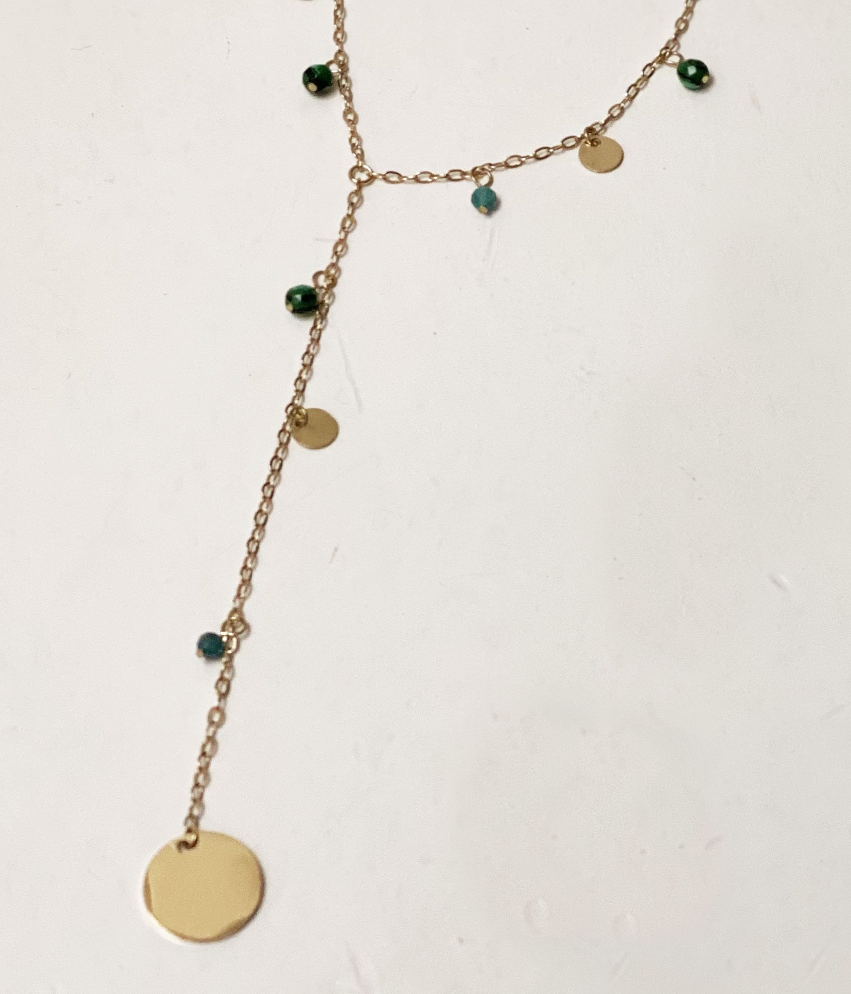 COLLIER MULTI CHAINES ACIER INOX - 12,00€ - DORÉ - EDJI